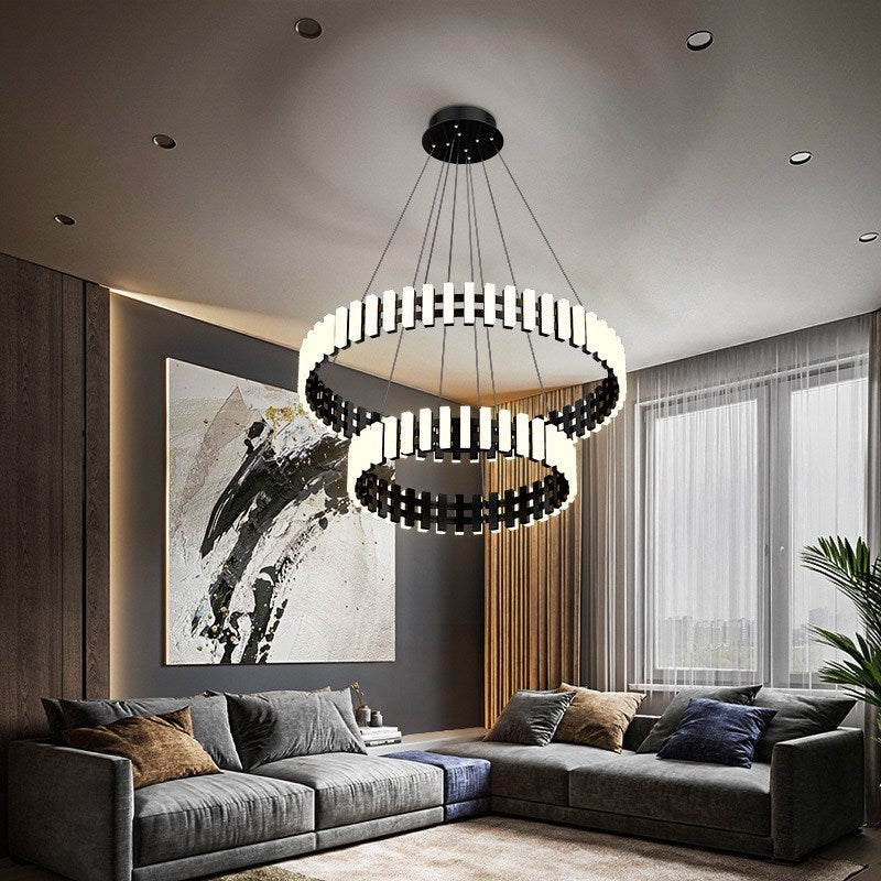 Rubin - Built in LED contemporary round suspended light – CASAVITA