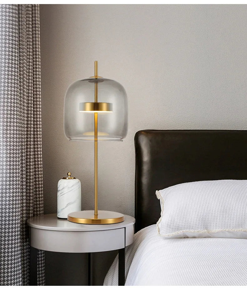 Malacia - Built in LED contemporary glass table light – CASAVITA