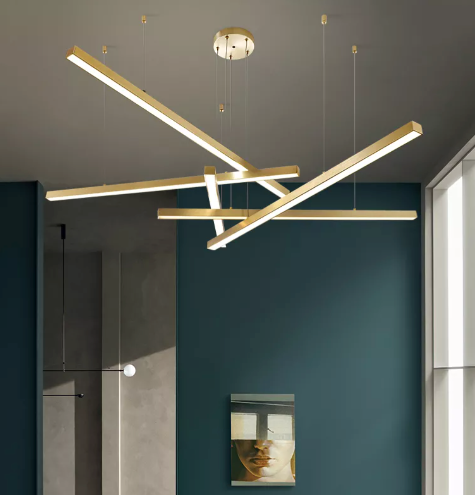 Conrad - Built in LED modern linear suspended light – CASAVITA